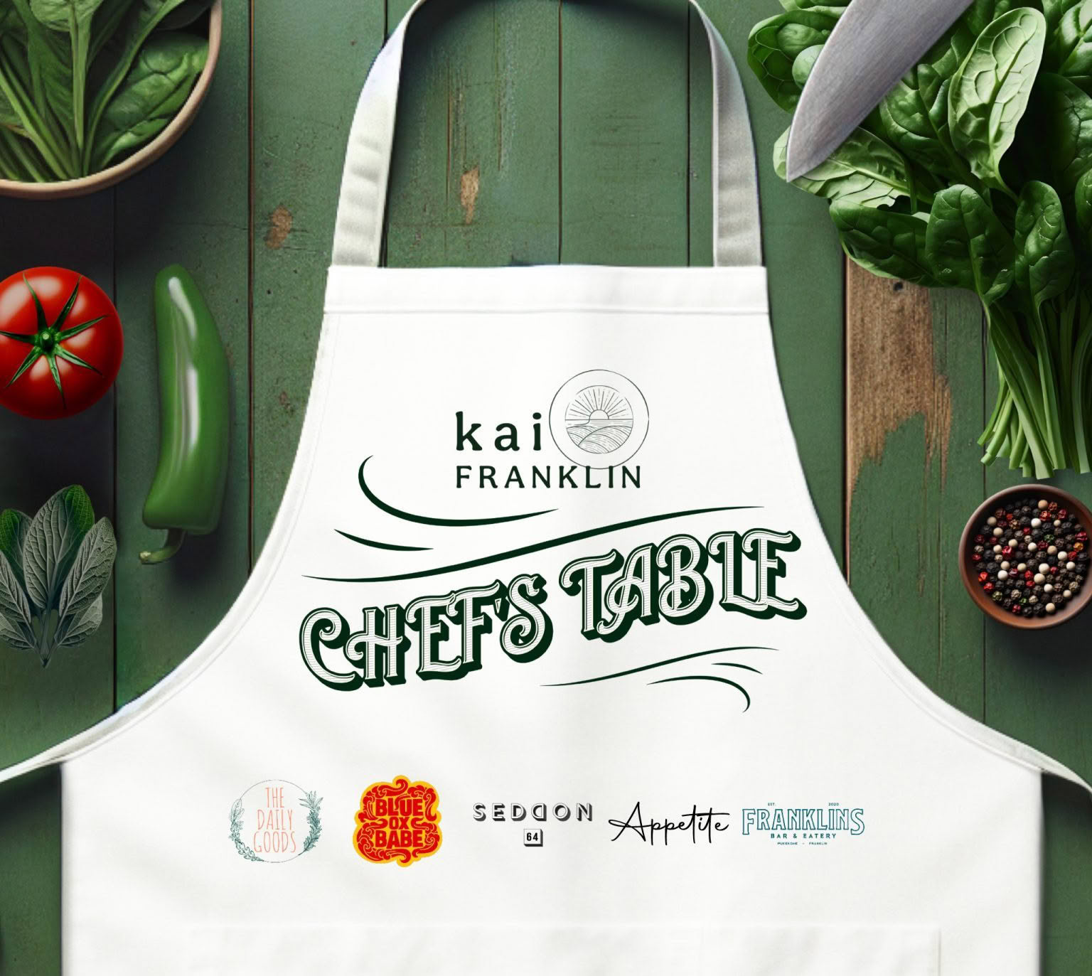 Kai Franklin Chef’s Table – The Kitchen Project